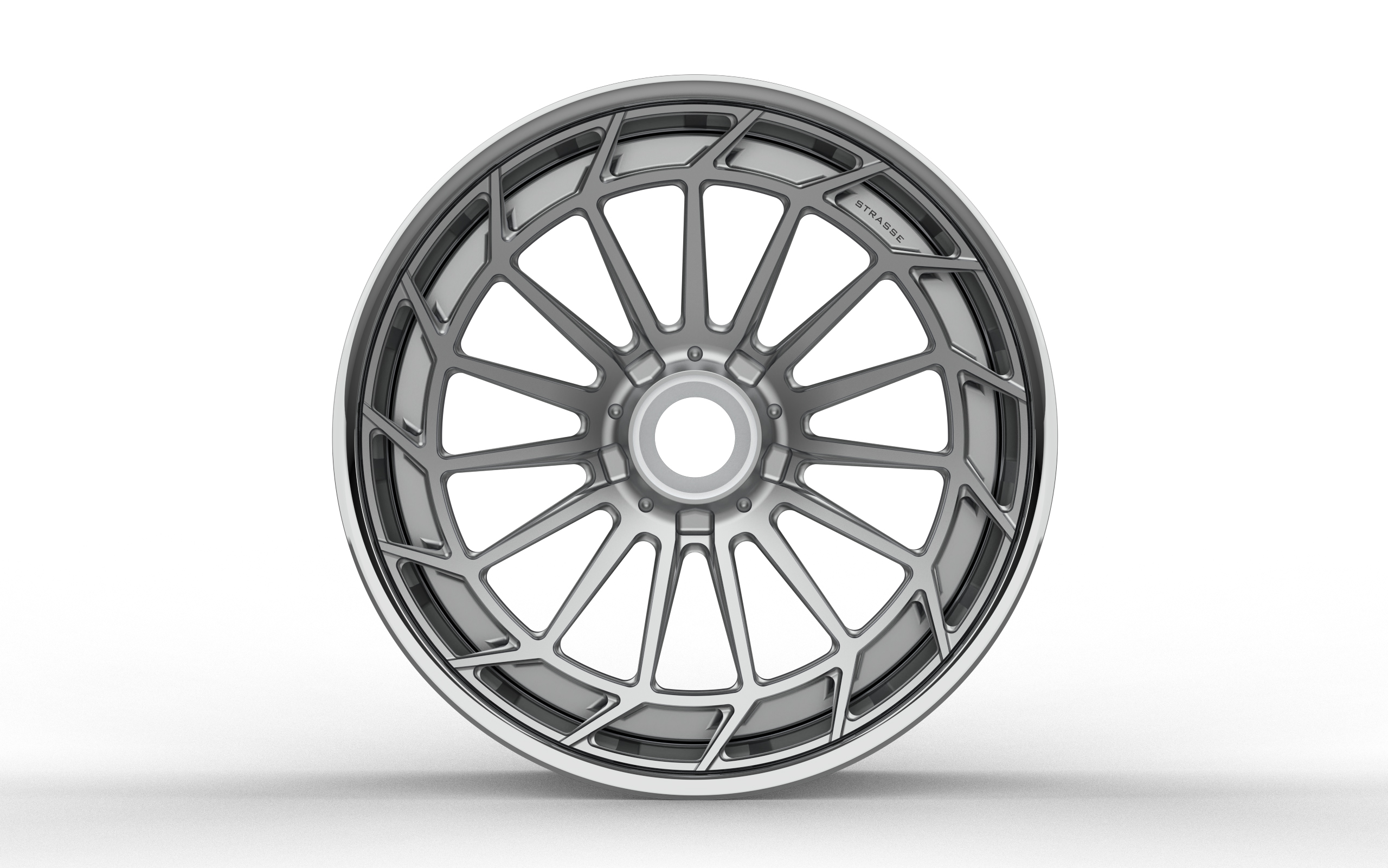 SV15FF Deep Concave FS - Silver & High Polish - Strasse Wheels
