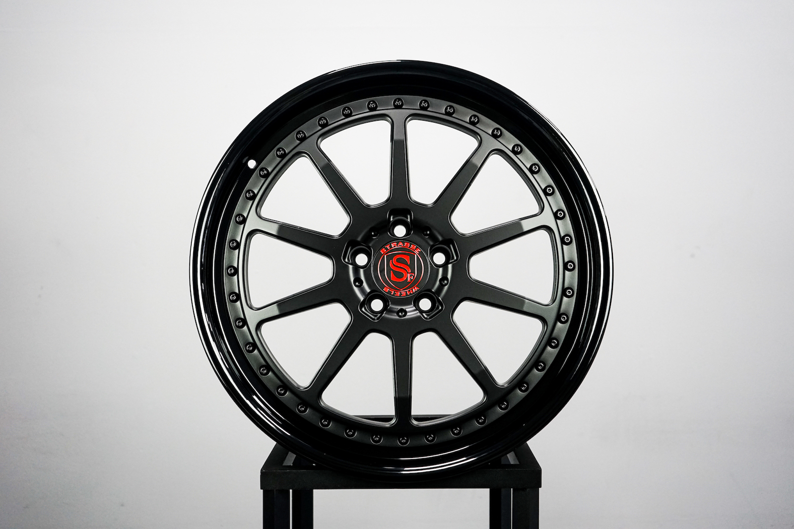 R10 Competition Series - Satin & Gloss Black - Strasse Wheels