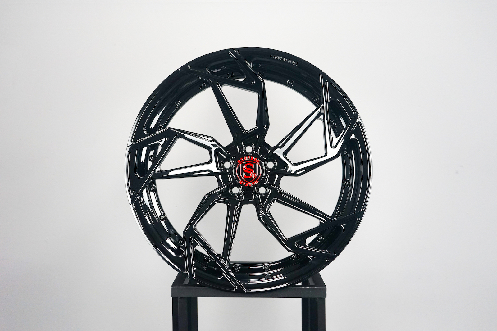 SB1 Deep Concave Duoblock - Gloss Black - Strasse Wheels