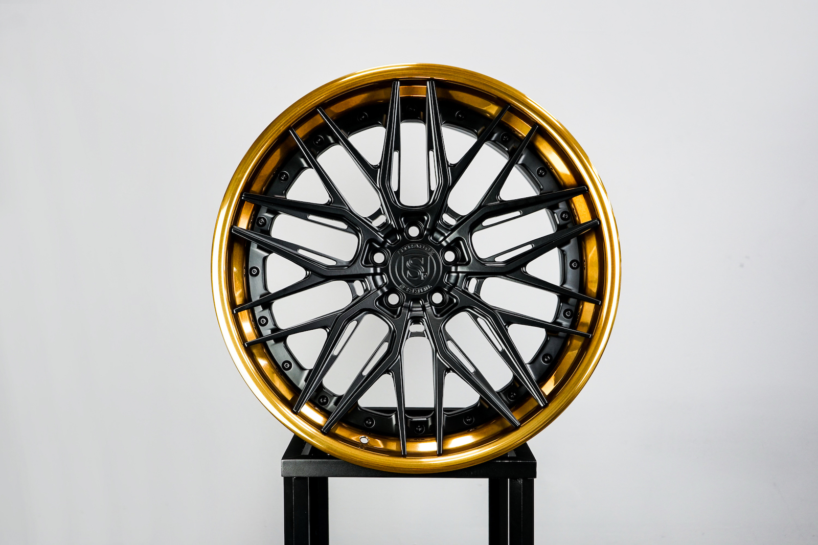 SV10M-RS Deep Concave FS - Satin Black & Polished Bronze