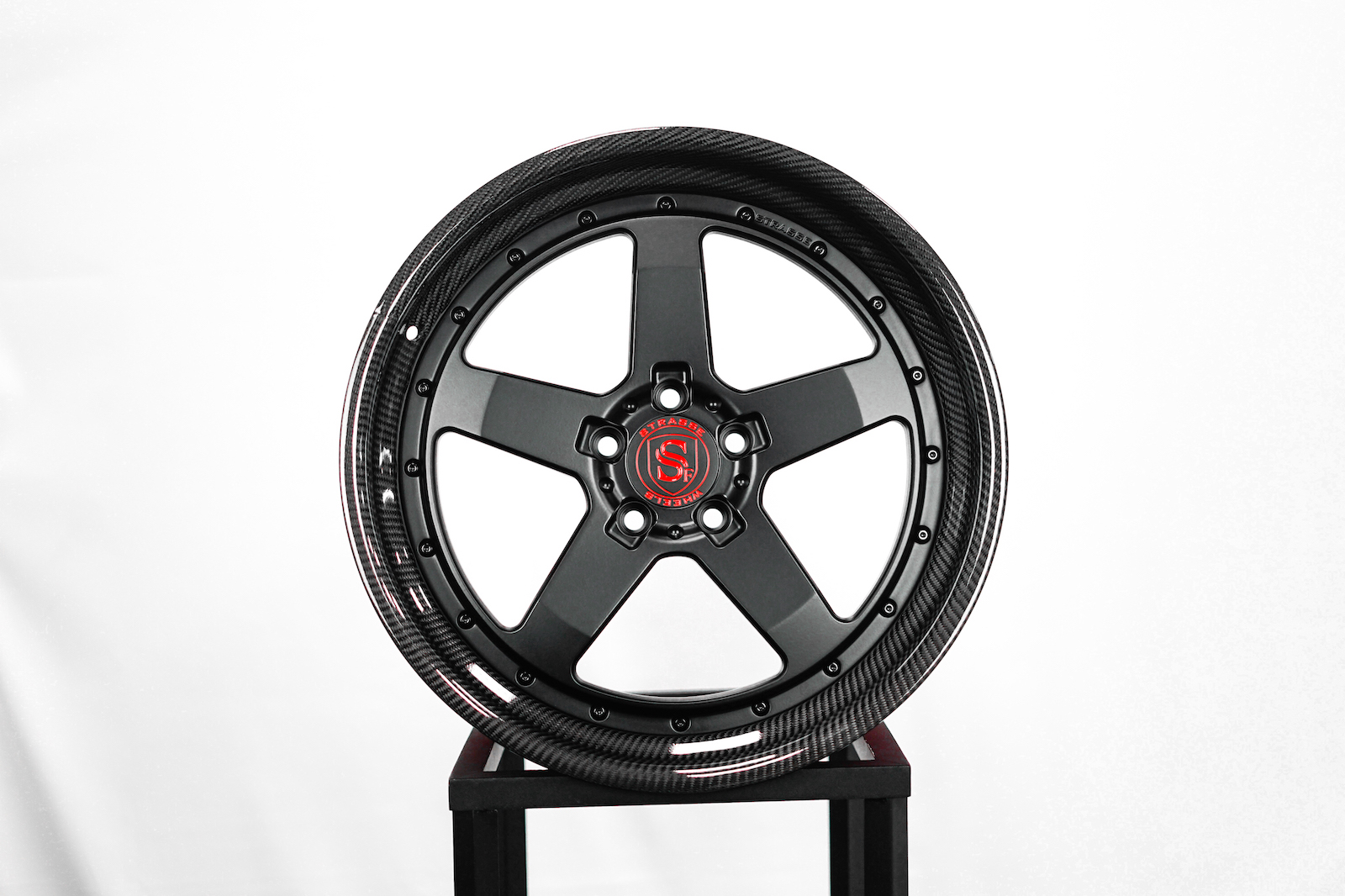 S5 Competition Series - Black & Carbon Fiber - Strasse Wheels