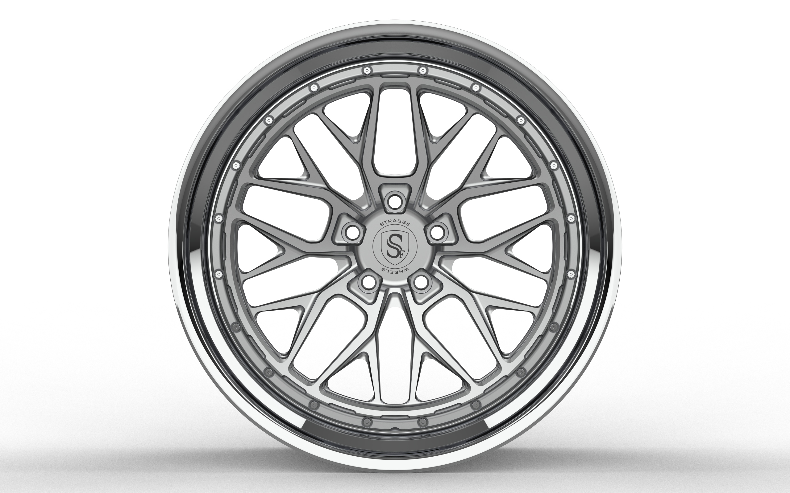 SV10M Track Series - Silver & High Polished - Strasse Wheels