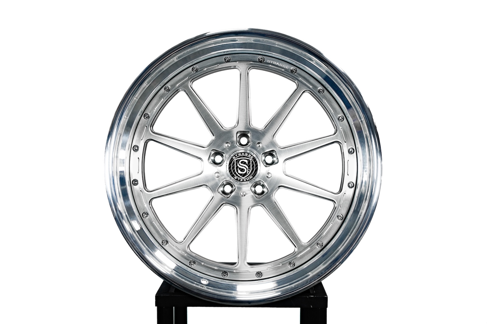 R10 Track Series - Gloss Brushed Clear & Gloss Polished Clear